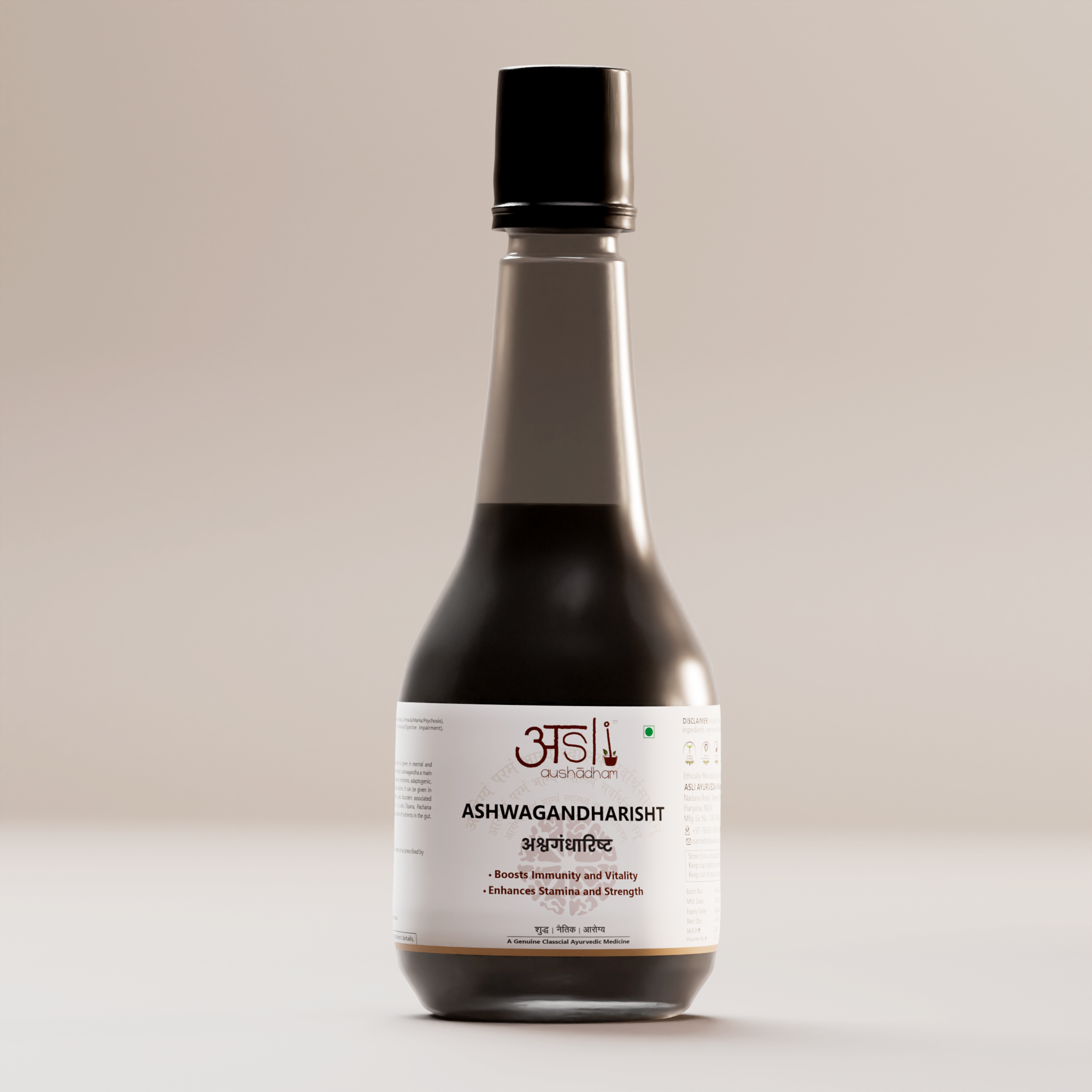 Ashwagandharisht - Ayurvedic Stress Relief and Vitality Booster – Asli ...